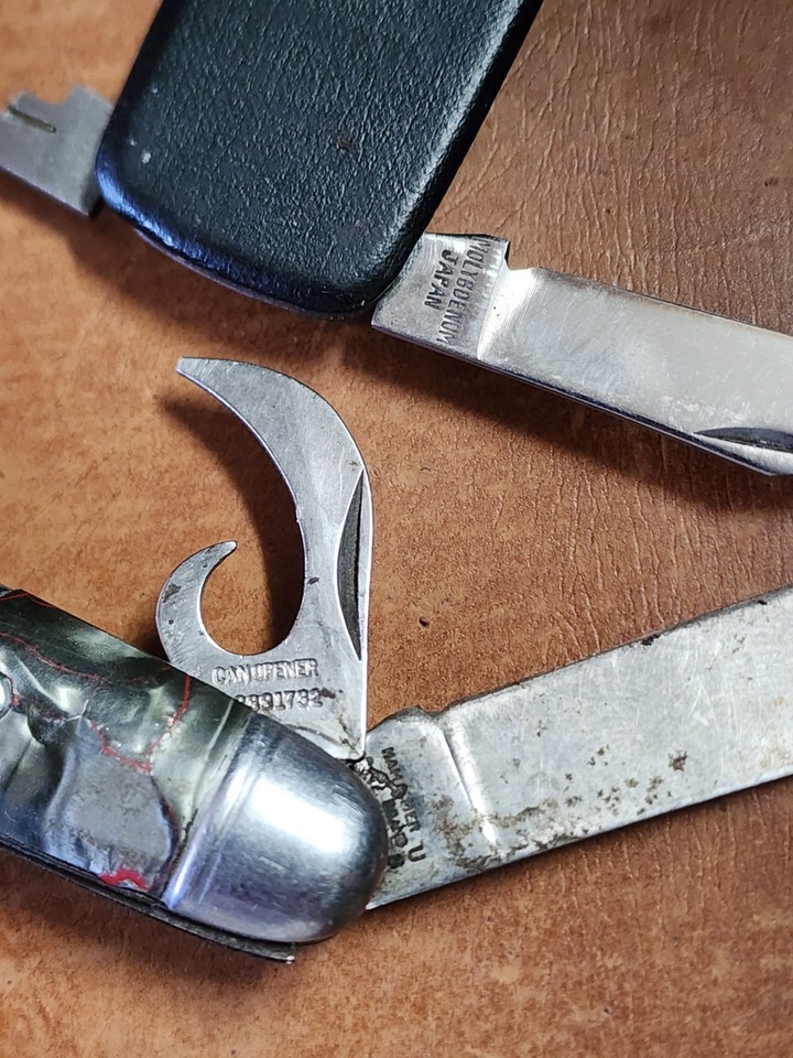 Vtg Pocket Knife Multi Tool Lot Of 14 Camillus Gerber Kershaw Hammer ...