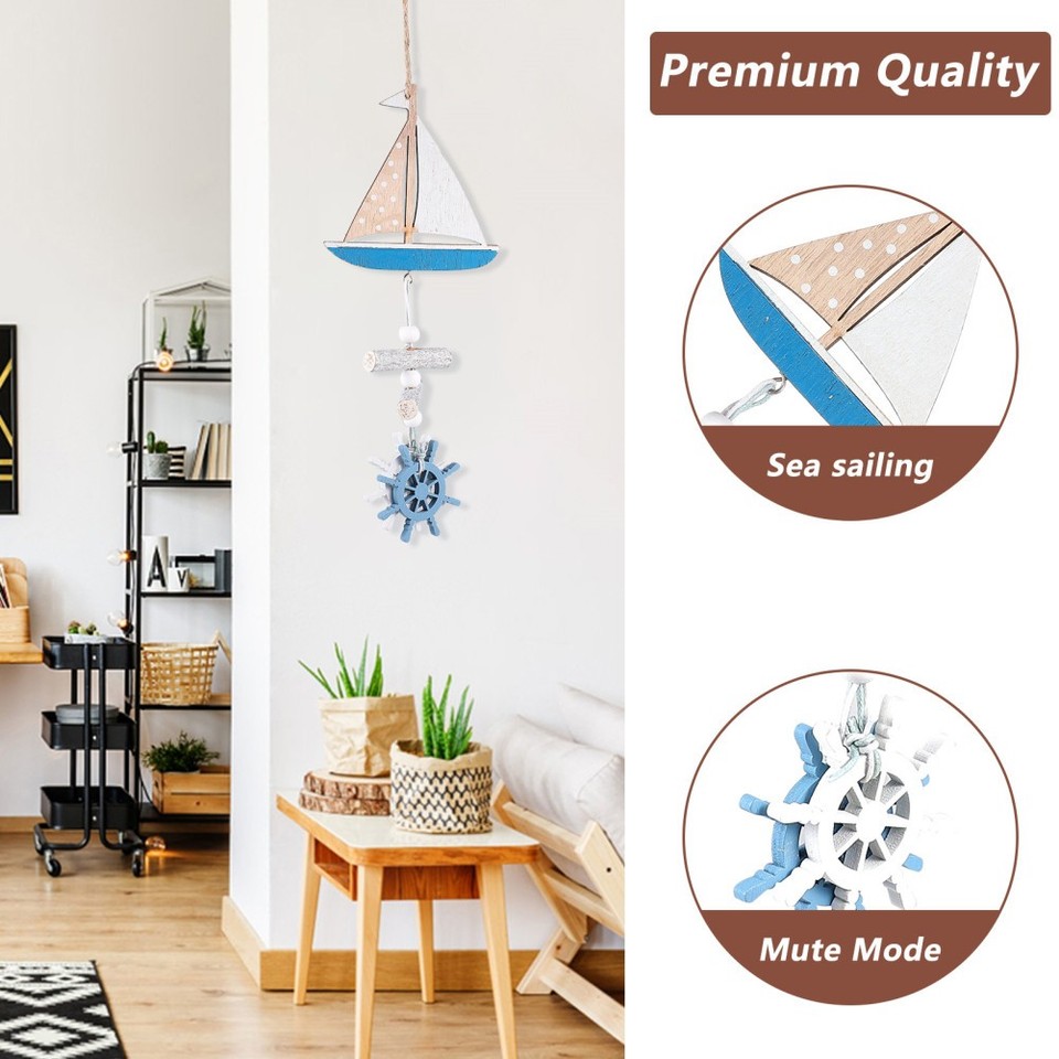 2 Pcs Decor Beach Wall Theme Decorations for Bedroom Nautical Hanging ...
