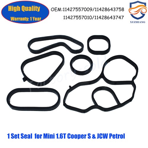 For CITROEN Mini Cooper Oil Cooler Seal & Filter Housing Gasket Set ...