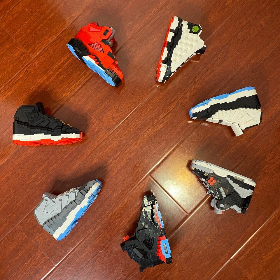 HYPEBRICKZ Regular Size Sneaker Bricks Iconic Sneakers - Gifts for ...