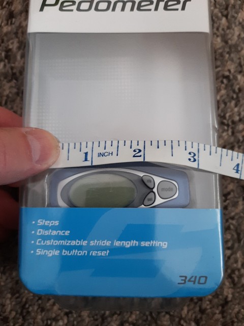 Needs Battery Lrii30 Sportline 340 Step & Distance Pedometer for sale ...