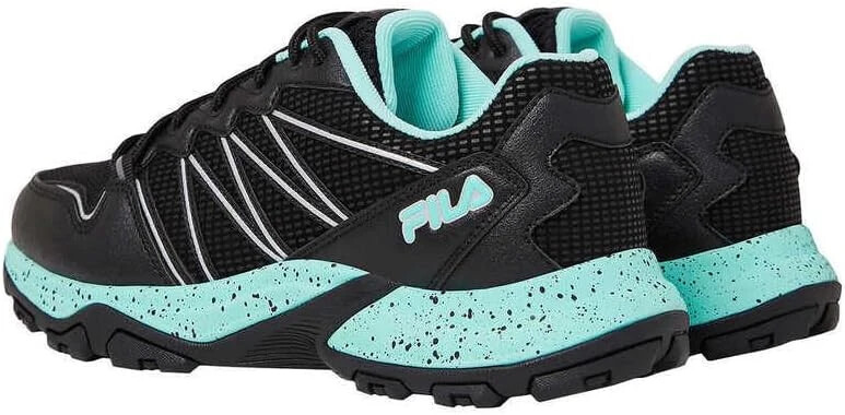Fila Quadrix Ladies' Size 7.5, Trail Shoe Sneaker, Black - Aqua ...