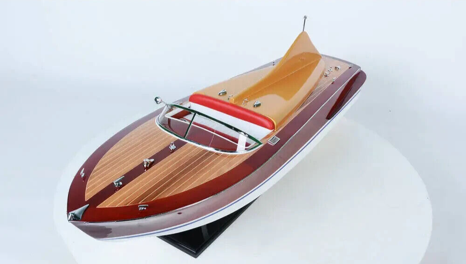 1955 Chris Craft Cobra 21 Foot Runabout Wood Model 33" Speed Boat ...