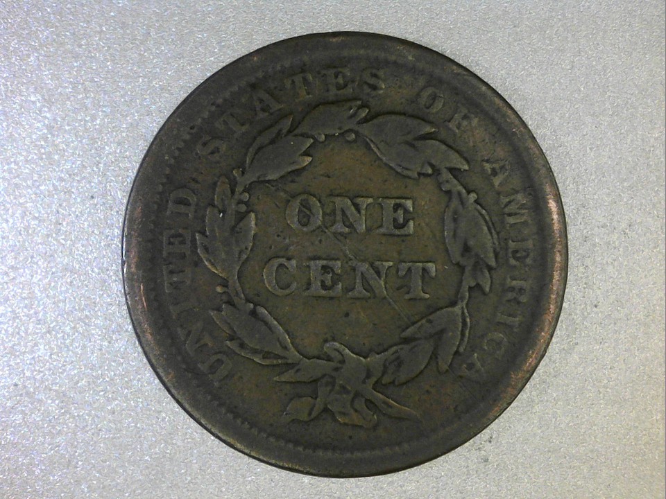 1840 Large Cent In Fine Condition + 1922-D Cent Anacs GD-6 (17124-Cent ...