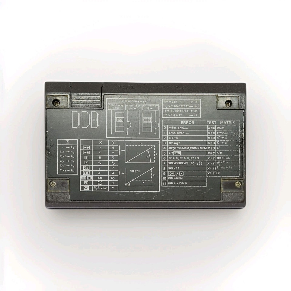 Hewlett Packard HP 15C Scientific Calculator with Case TESTED W/New ...