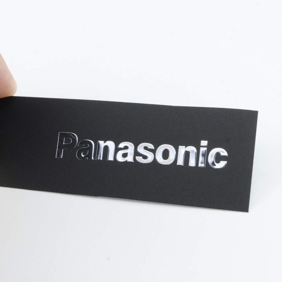 Panasonic Metal stickers logo Badge Sticker Decal 61mm(2.4")X9mm(0.35 ...