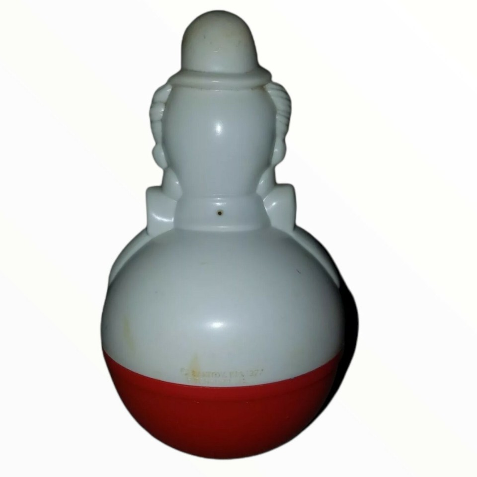 VINTAGE SANITOY INC.Roly Poly Happy Clown Toy 1977 Webble Wobble ...