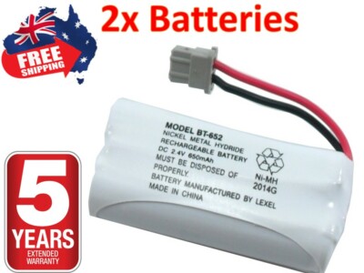 2x Replacement Battery for UNIDEN BT652 BT652s 6005 6015 6015+1 6035+1 ...