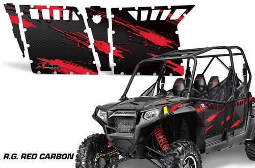 AMR Racing UTV Door Graphics for Polaris RZR 800/900 Pro Armor Doors (4 ...