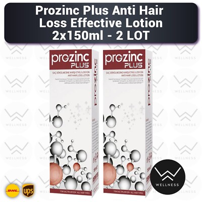 Prozinc Plus Anti Hair Loss Effective Lotion (2× 150ml) | eBay