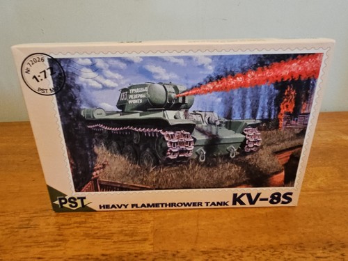PST 72026 Heavy Flamethrower Tank KV-8S Kliment Voroshilov Tank Model 1 ...