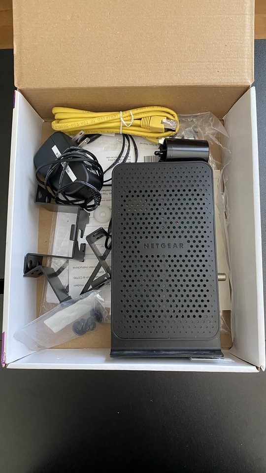 Netgear C3700 WiFi Cable Modem Router 606449099089 | eBay