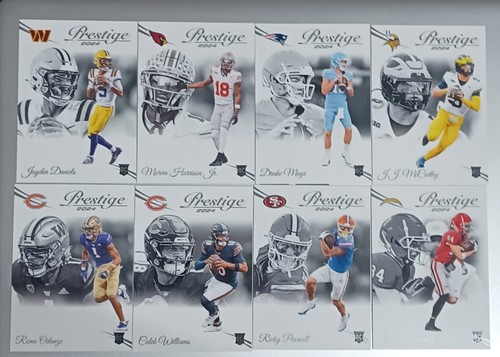 2024 Prestige Football Rookies Panini Base Cards 301 - 401 You Pick RC ...