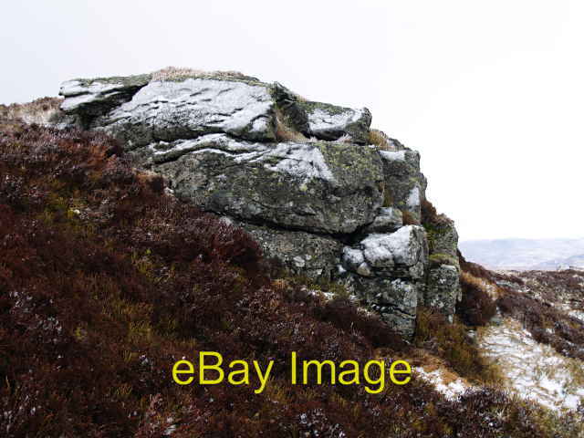 Photo 6x4 Small outcrop Carn Geal Just below and to the SE of the ...