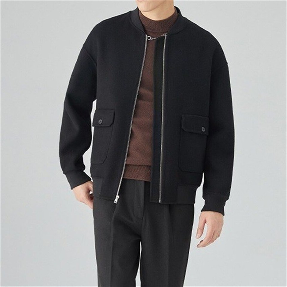 Men's Bomber Jacket Casual Jacket Work Jacket Outdoor Fashion ...