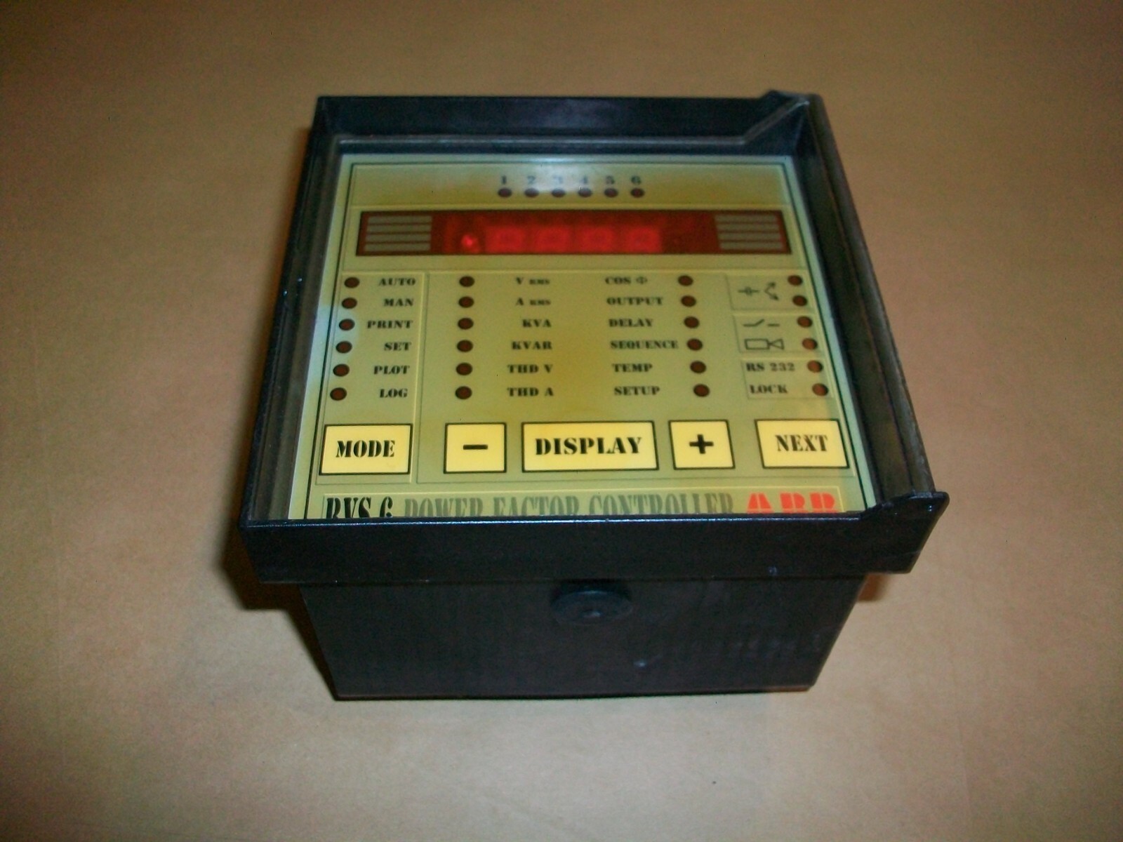 ABB Power Correction Controller RVS 6 20.050.82213 120 VAC USED | eBay