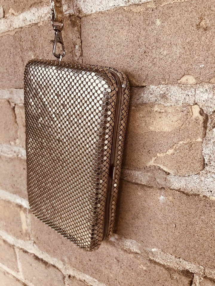 Gold Clutch Purse with Wrist Strap – Evening, Wedding, Prom | eBay