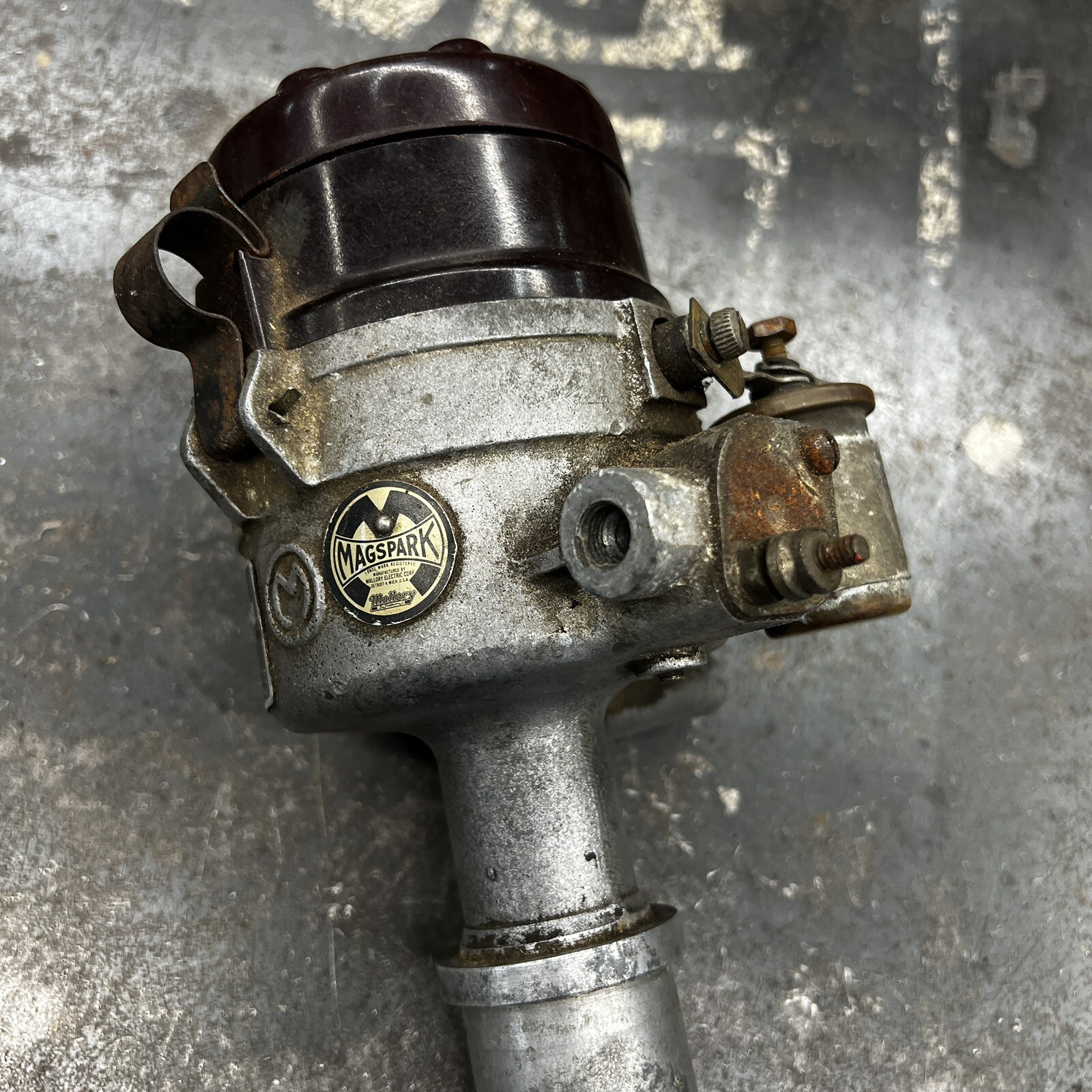 Mallory Magspark Y Block Ford ZCM 301A Distributor 272 292 Hot Rod ...