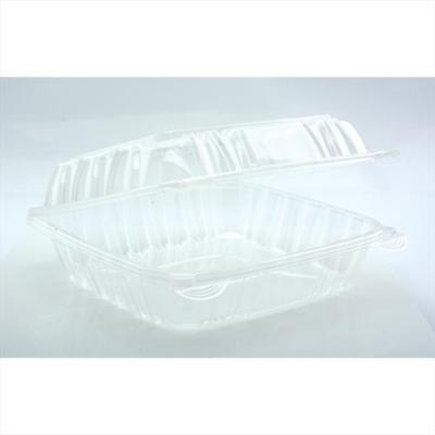 Pactiv 8 Inch Medium Hinged Lid Container OPS Sens, Clear | 200 Per ...