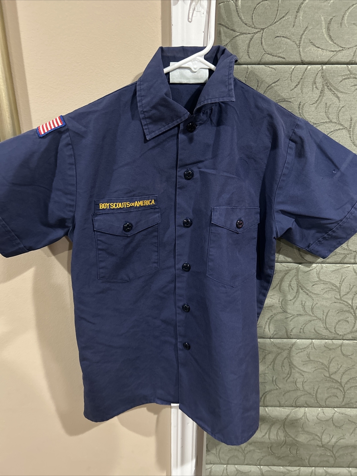 Cub Scout Boy Scouts BSA UNIFORM SHIRT Youth Large Sh… - Gem