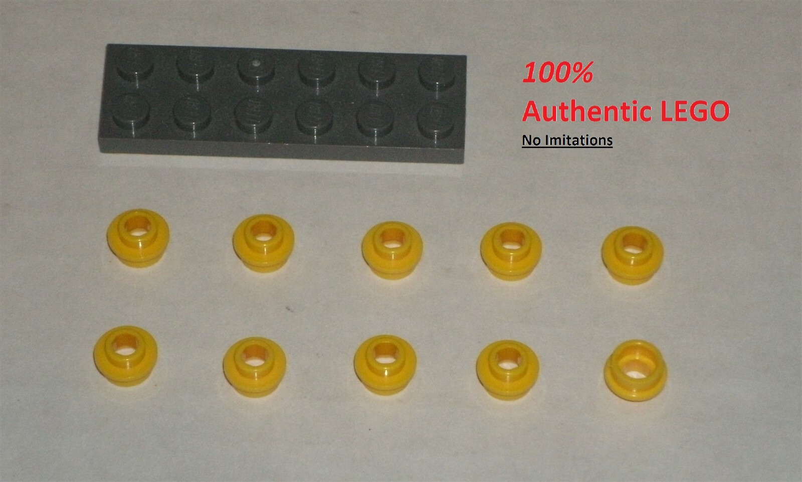 LEGO NEW 1x1 Yellow Plate Round Open Stud (10x) 6168644 Brick 85861 | eBay