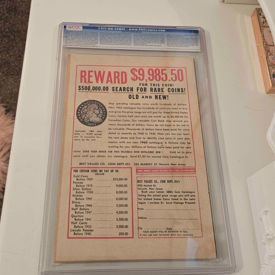 FANTASTIC FOUR #10 1963 CGC 3.0 Off White - 3rd Dr. Doom Appearance ...