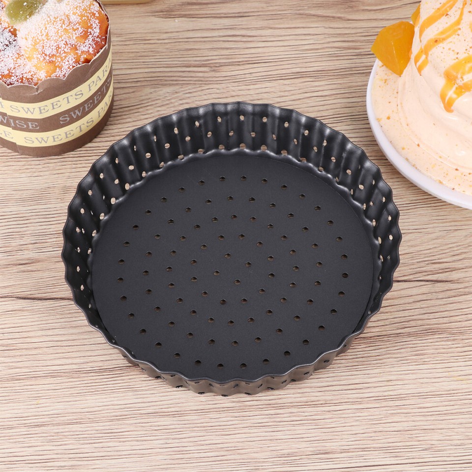 Cookie Backblech Torte Pan Zinn Lochblech Quiche Tart Backblech | eBay