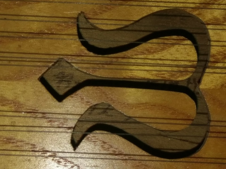 Archie Smith Bowed Psaltery Wooden Wood String Instrument Numbered ...