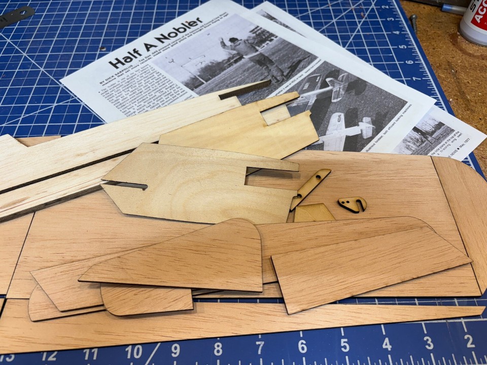 Brand New Sarpolus Nobler 1/2A Control Line SHORT KIT by ...