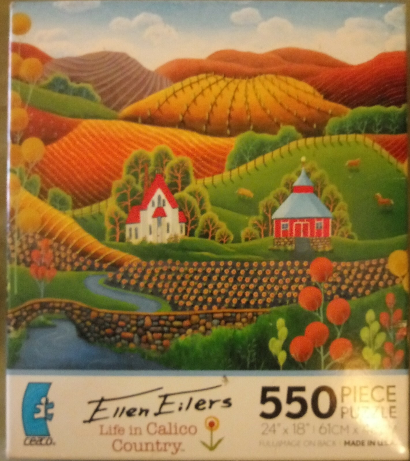 Ellen Eilers - Life In Calico Country - 550 piece puzzle | eBay