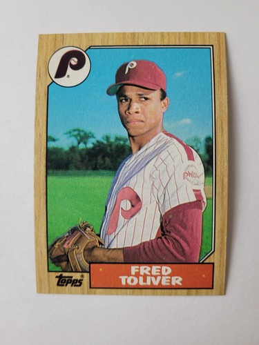 1987 Topps Baseball #63 Fred Toliver | eBay