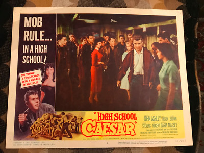 High School Caesar 1960 Filmgroup crime lobby card John Ashley Gary ...