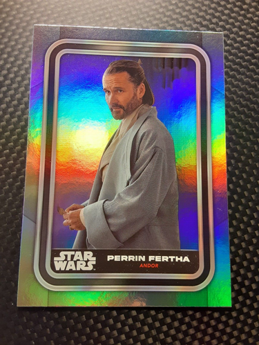 2023 Topps Star Wars Flagship RAINBOW FOIL Parallel Card PERRIN FERTHA ...