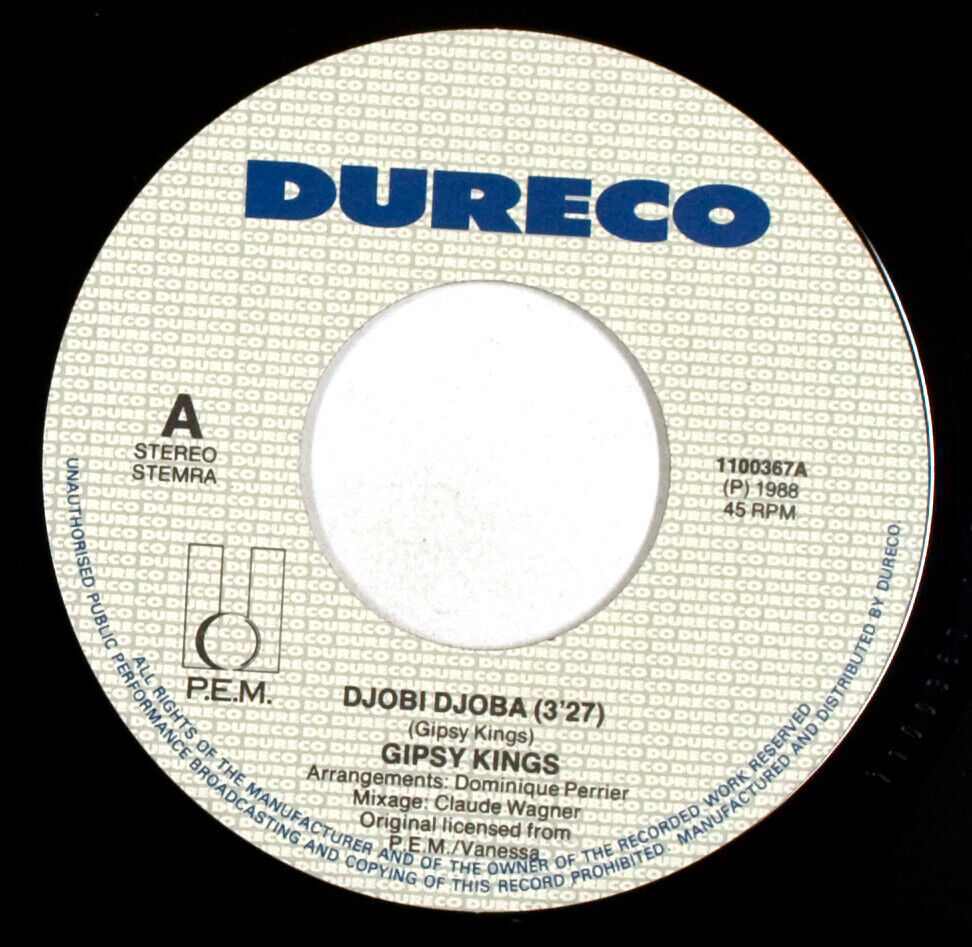 Gipsy Kings – Djobi Djoba / Moorea 7" Vinyl VG+/VG+ AQ072 | eBay