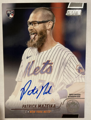 2022 Stadium Club Base Auto #SCBA-PM Patrick Mazeika - New York Mets | eBay