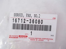 16712-75060 Toyota Shroud fan no.2 1671275060 Genuine OEM Part for sale ...