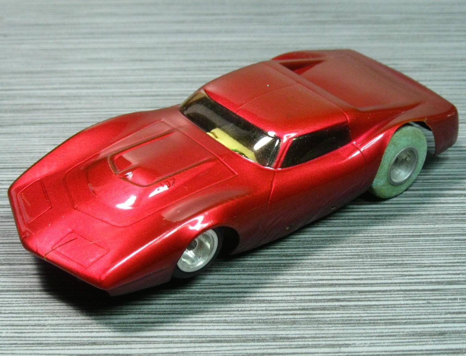 1970's SLOT CAR Riggen Corvette w/brASS Chassis VINTAGE 1/32 | eBay