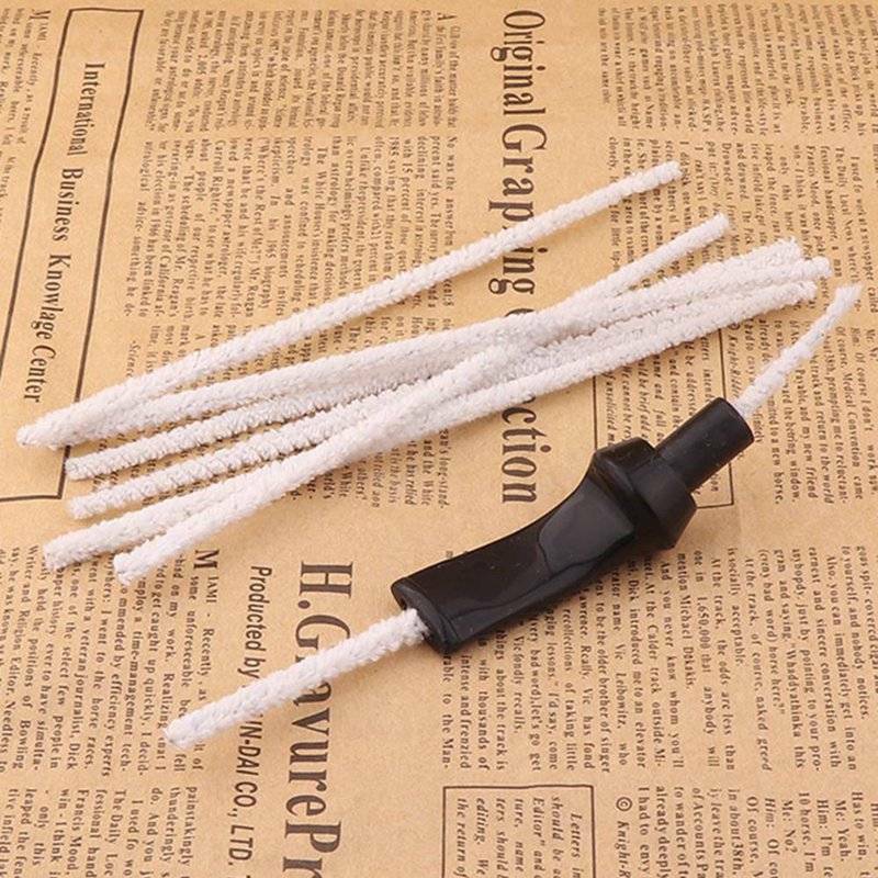 50pcs Intensive Cotton Pipe Cleaners Smoke Pipe Cleaning Tool White ...