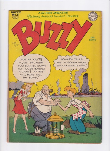 BUZZY #5 [1945 FN/VF] DC COMICS GOLDEN-AGE HUMOR | eBay