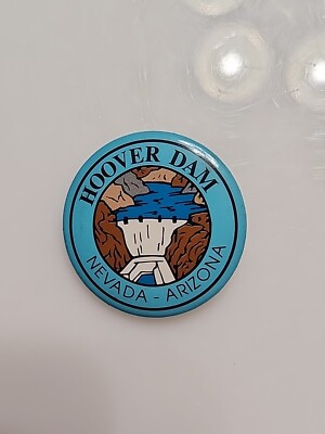 Vintage Hoover Dam Pin Button Pinback Patriotic- Nevada - Arizona | eBay