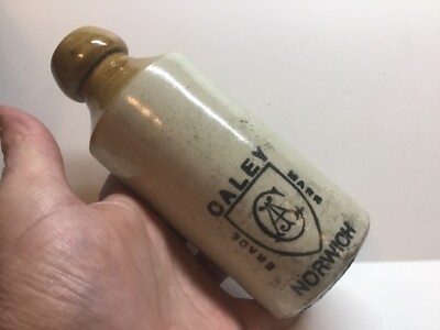 Antique Caley Printed Trademark Stoneware Ginger Beer Bottle. | eBay