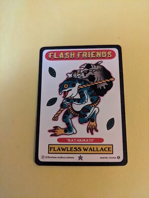 Flash Friends cards by Crocodile Jackson Tattoos Karakmati By Flawless ...