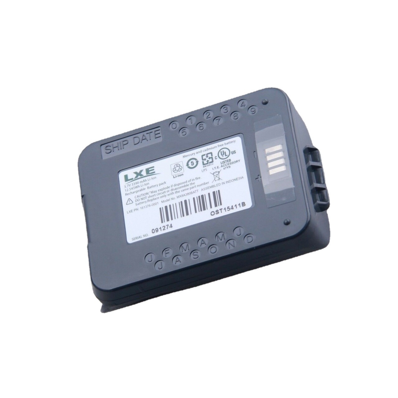 Genuine Battery For MX8A380BATT Honeywell LXE MX8 161376-0001 3.7V ...