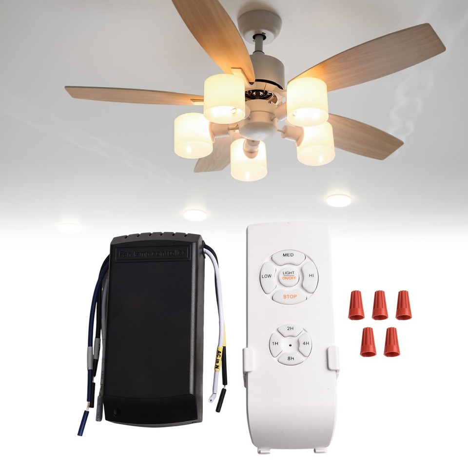 Compact Remote Controlled Switch Set for Ceiling Fans and Light ...