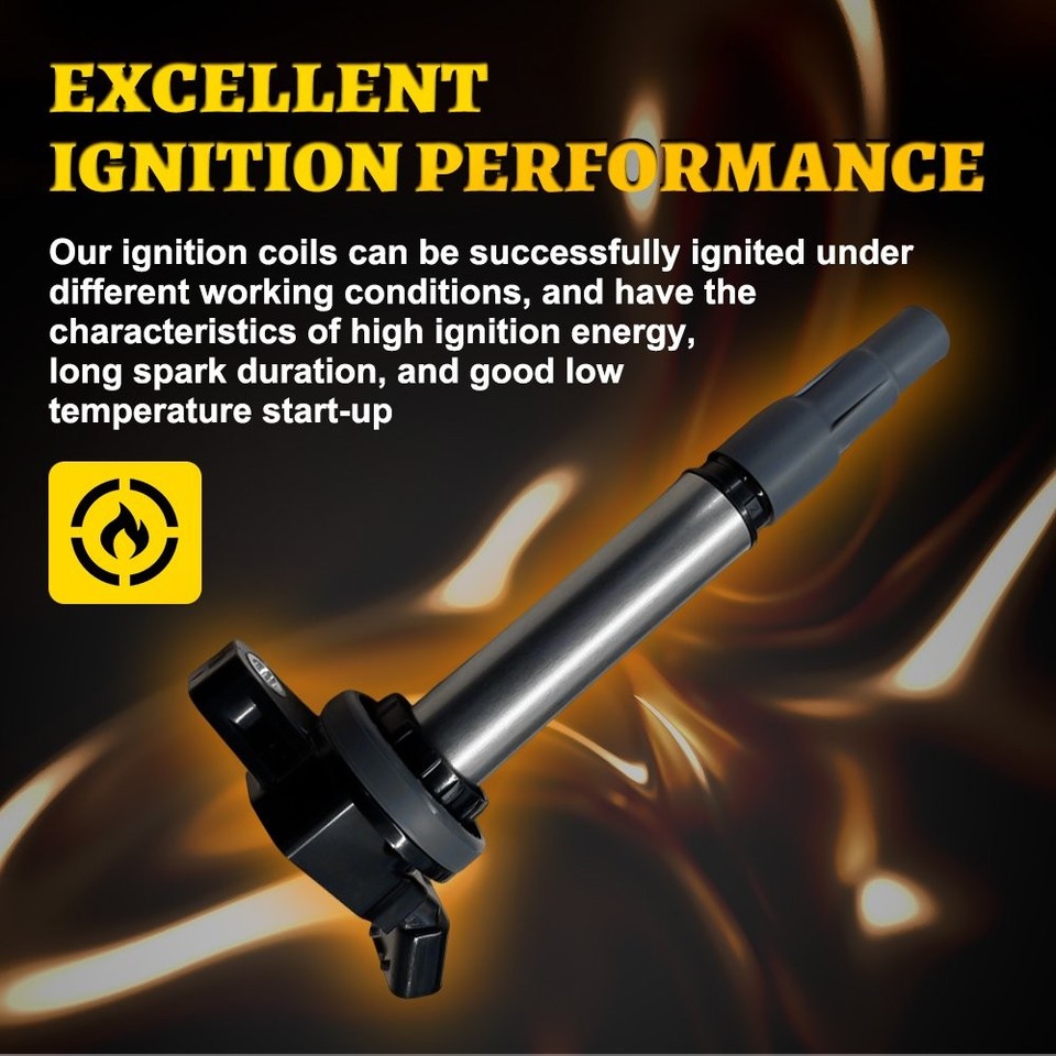 2x Ignition Coil 90919-02252 For Toyota Corolla Matrix Prius Lexus ...