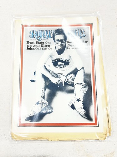 Rolling Stone #84 June 10 1971 Elton John Cover Kent State 1 Year Later ...
