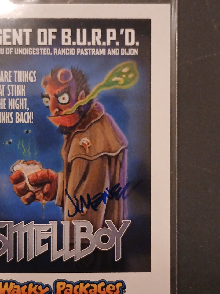 2018 Wacky Packages Go to the Movies Horror Film Stickers Smellboy Auto ...