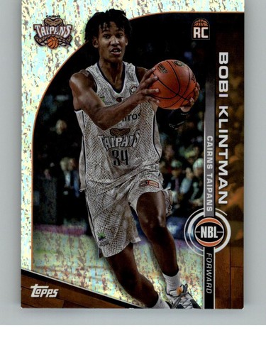 2023-24 Topps NBL Bobi Klintman #22 Opal Parallel Cairns Taipans Rookie ...
