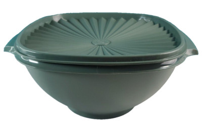 Tupperware Servalier Bowl 2.8L / 11.75 Cup Dark Green With Matching ...