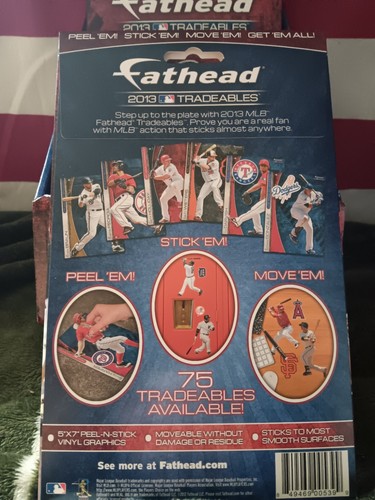 MLB Fathead 2013 Vinyl Peel N'Stick Graphics (Includes 5 Random ...